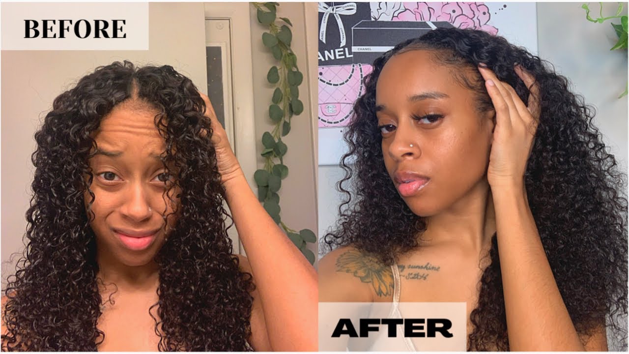 BEGINNER FRIENDLY CURLY V PART WIG | NO GLUE , NO LACE , NO LEAVE OUT ...