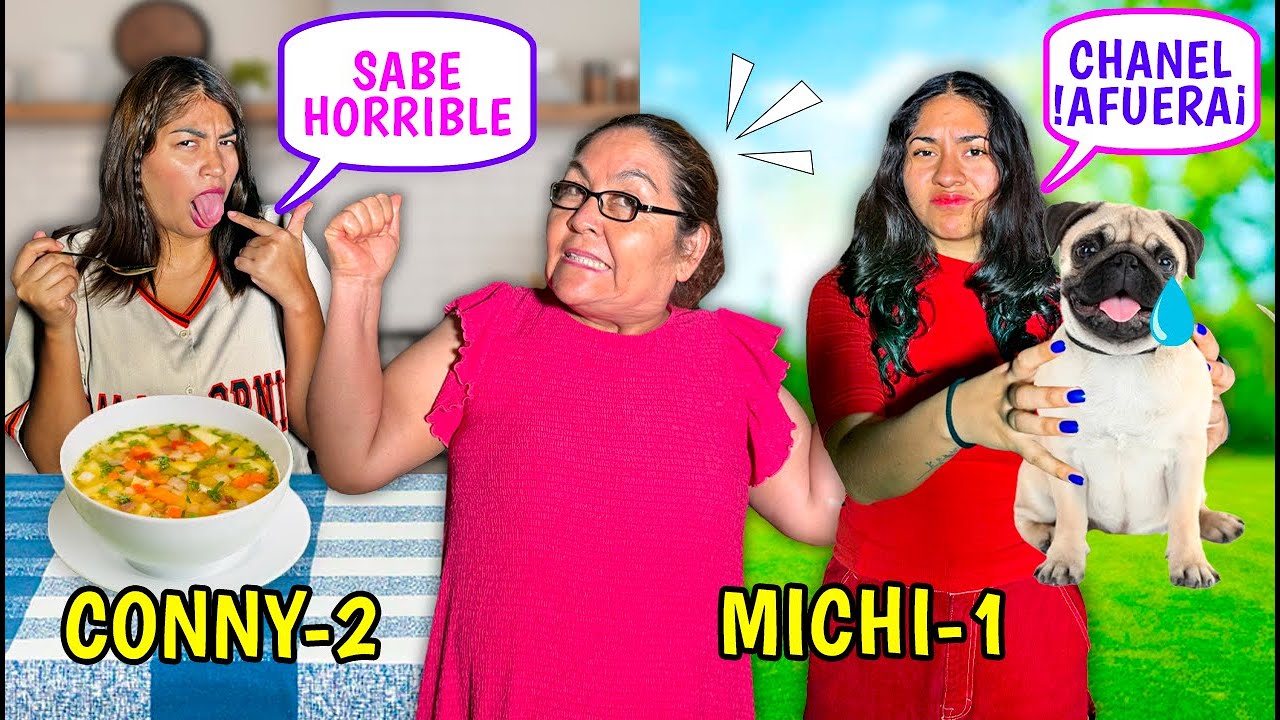 24 HRS Haciendo Enojar a mi Mamá 😡 ¡Quién la enojé más GANA DINERO! | CONNY MERLIN - YouTube