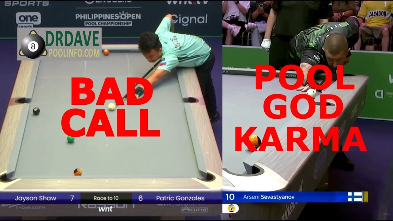 Another Bad Draw-Miscue-Scoop Foul Call in a Major Pro Pool Tournament ...