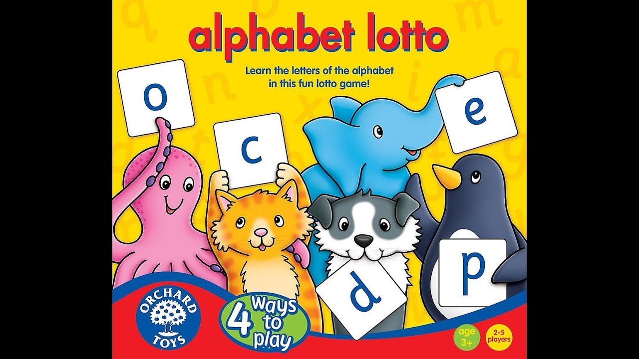 Vi spelar Lotto Bokstäver Lek & Lär Stavning Alfabet - Play Learn ...