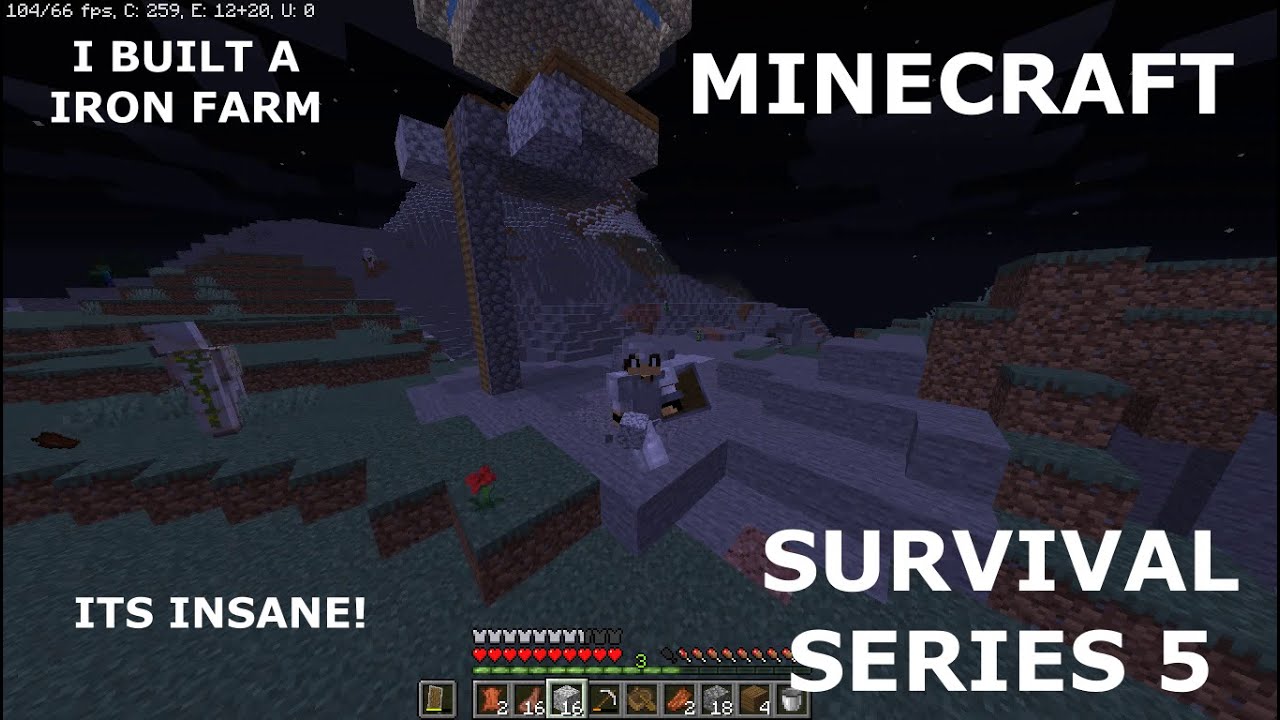 I Just Made An Insane Iron Farm In Minecraft! - YouTube