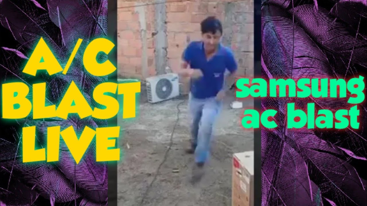 AC BLAST LIVE | SAMSUNG AC BLAST #shorts - YouTube