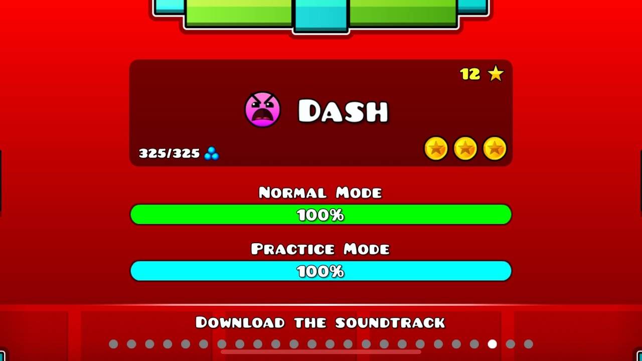 Dash 100% all coins (geometry dash 2.2) - YouTube