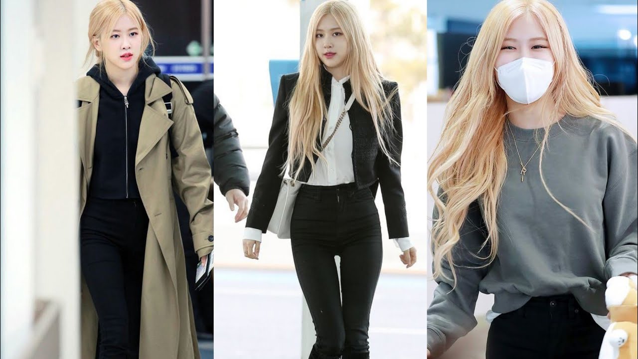 Rose Fashion outfits/Rose airport outfit/Rose daily fits/Rose casual ...