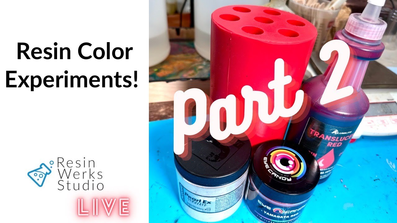 🔴Replay: Resin Casting Color Experiments Part 2 - Pen Blanks | Episode ...
