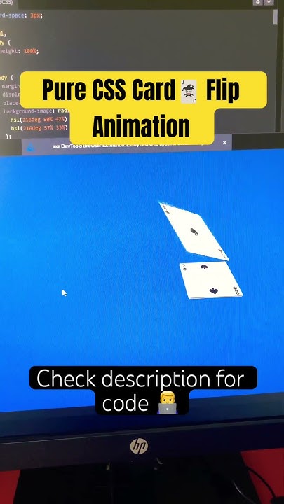 Pure Css Card Flip Animation Tutorials Css Htmlcss Htmlcsstutorial Shorts Youtube