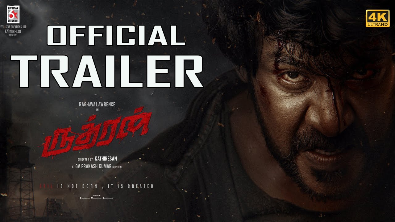 Rudhran - Official Trailer begins | Raghava Lawrence | Sarath Kumar ...