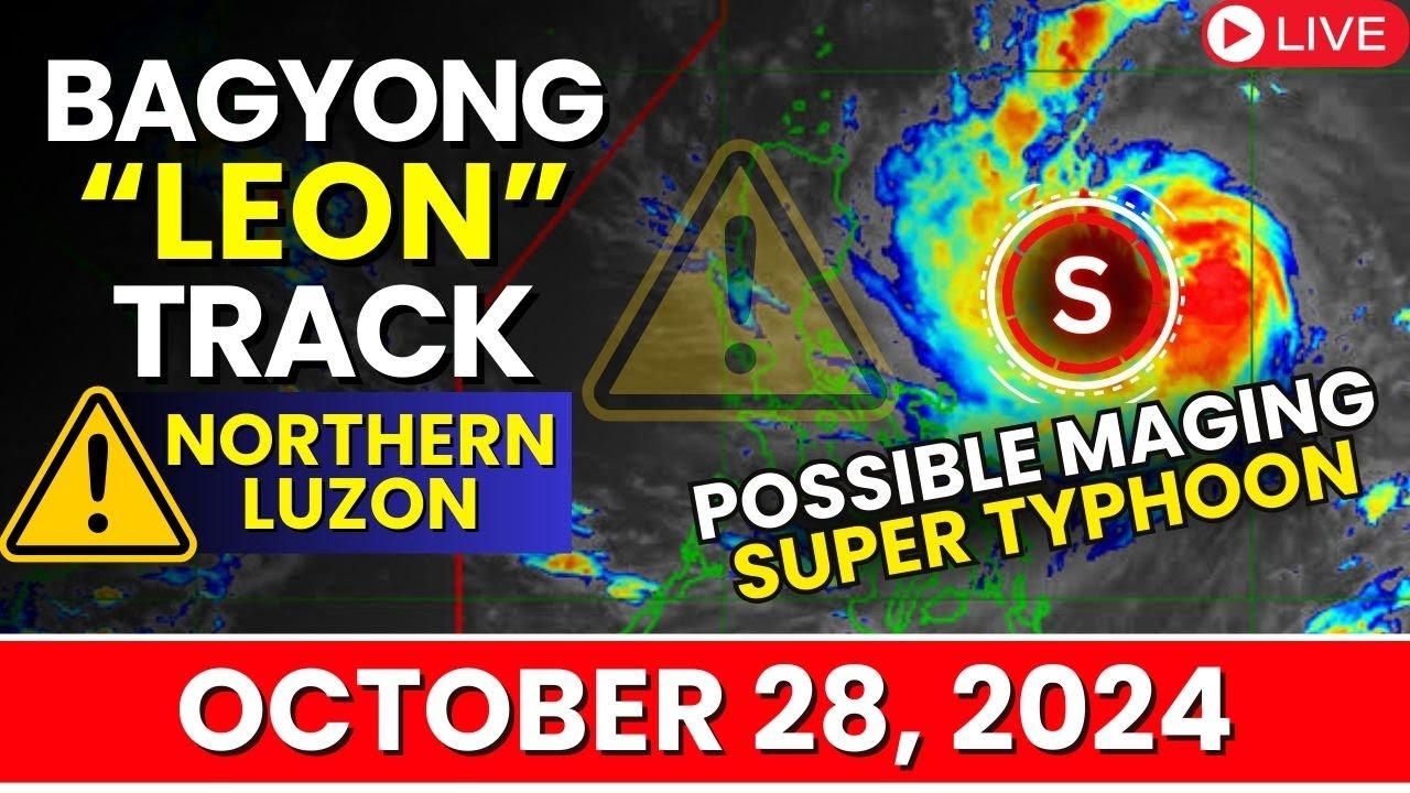 Bagyong LEON Update October 28, 2024 | Low Pressure Area in the ...