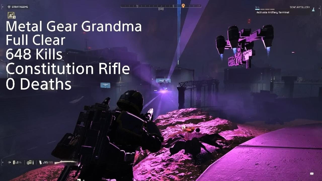 Can I Solo A Super Helldive With The Constitution Rifle And A Basic ...