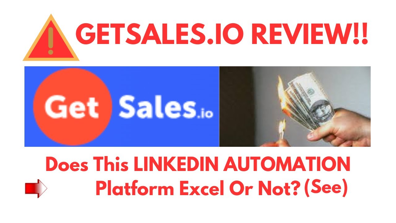 GetSales Review- Does This LINKEDIN AUTOMATION Platform Excel Or Not? See?(Do not Use Yet) - YouTube