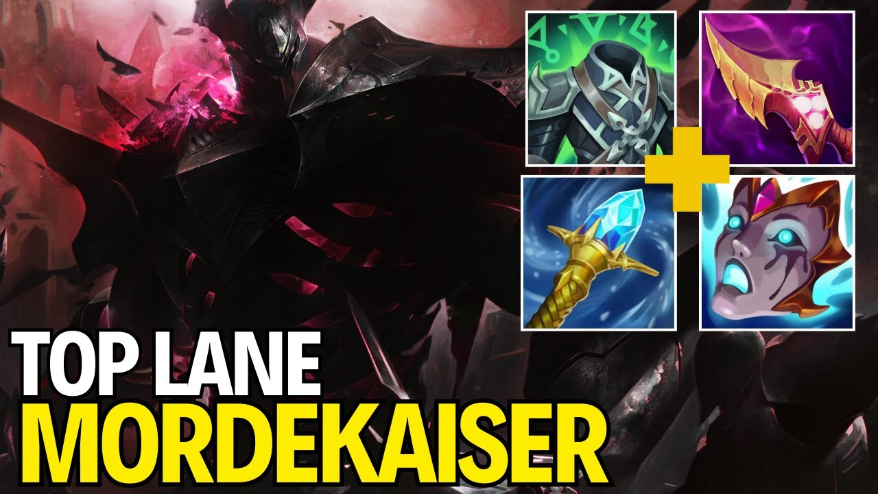 MORDEKAISER TOP DOMINATES LANE! - S14 MORDEKAISER TOP Gameplay - YouTube