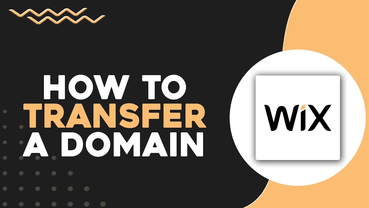 How To Transfer a Domain to Wix (Quick & Easy) - YouTube