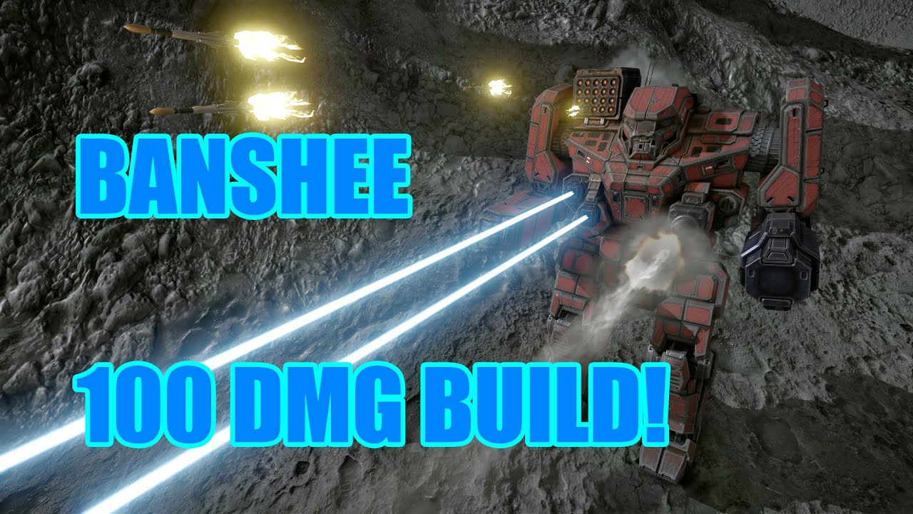 MechWarrior Online - Banshee 100 Damage Build. - YouTube
