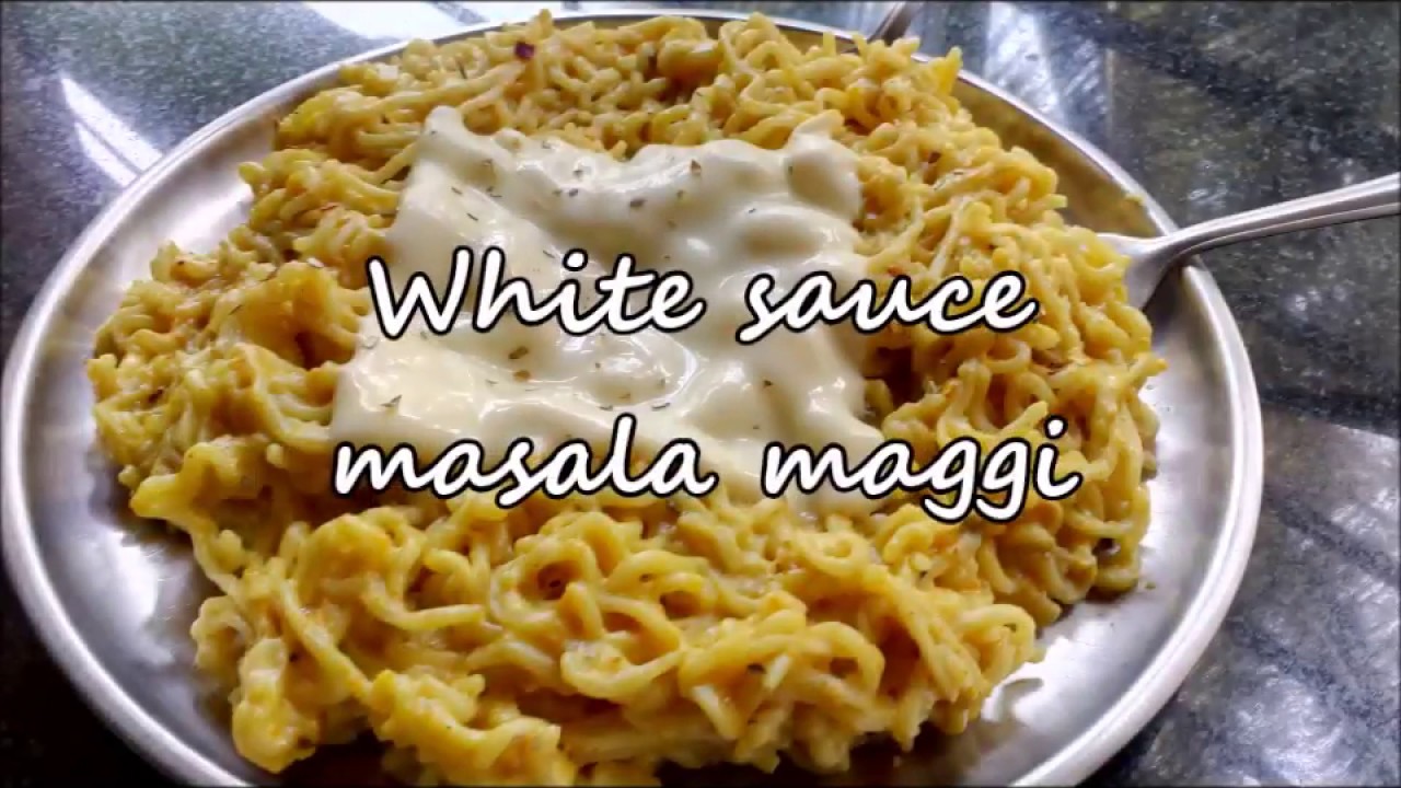 White sauce Masala Maggi recipe | Cheese | Maggi | Italian style - YouTube