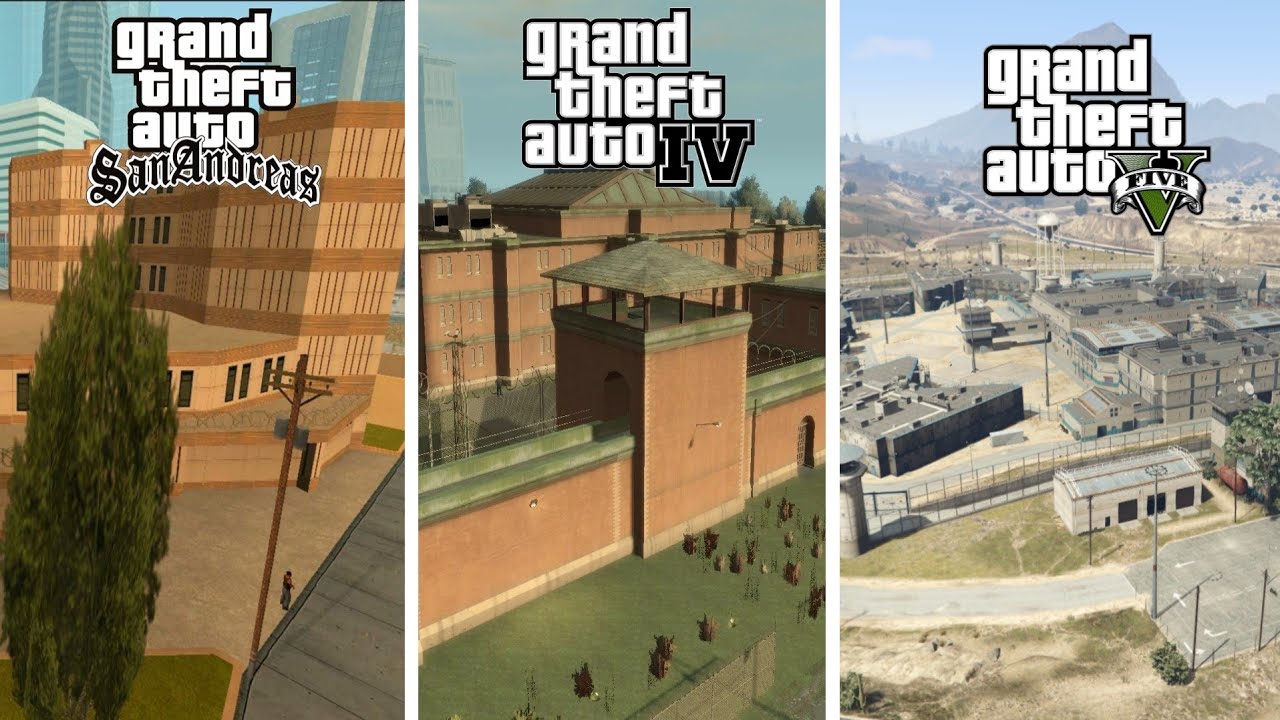 Evolution of PRISONS in GTA Games ! (Full Comparison) - YouTube