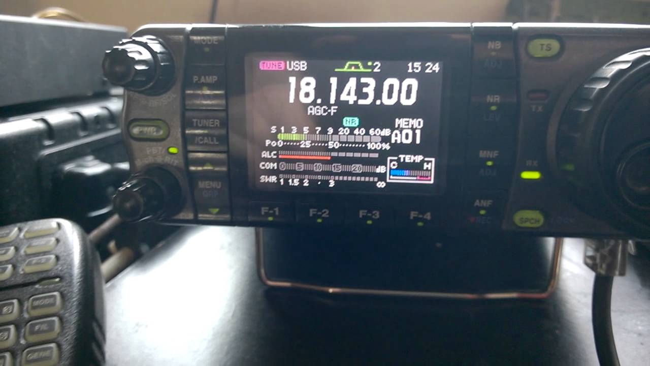 Automatic Whip Antenna CODAN 9350 with ICOM IC-7000 - YouTube