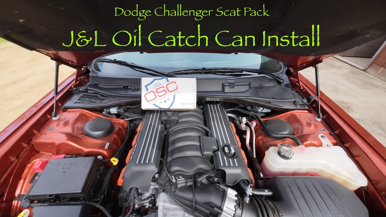 Challenger Scat Pack Oil Catch Can Install - J&L Oil Separator Co ...