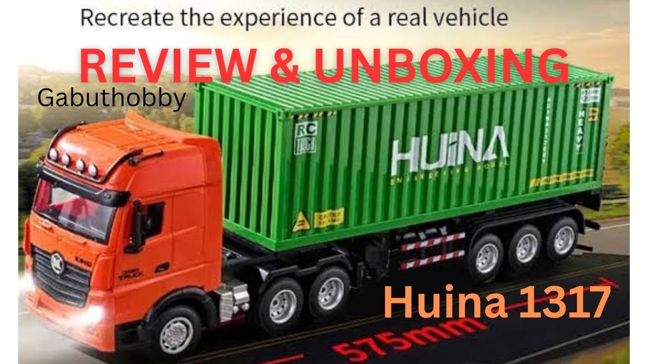 HUINA 1317 RC TRUCK UNBOXING & REVIEW - YouTube
