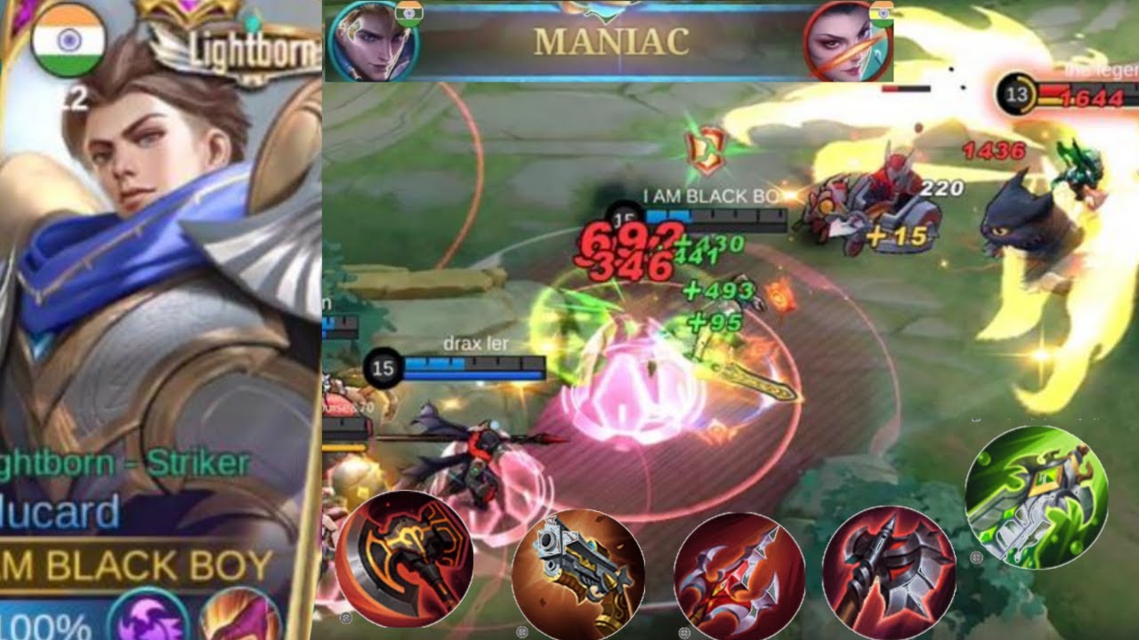 21 kills + Maniaic !! Alucard one hit build!!! Op gameplay!!! - YouTube