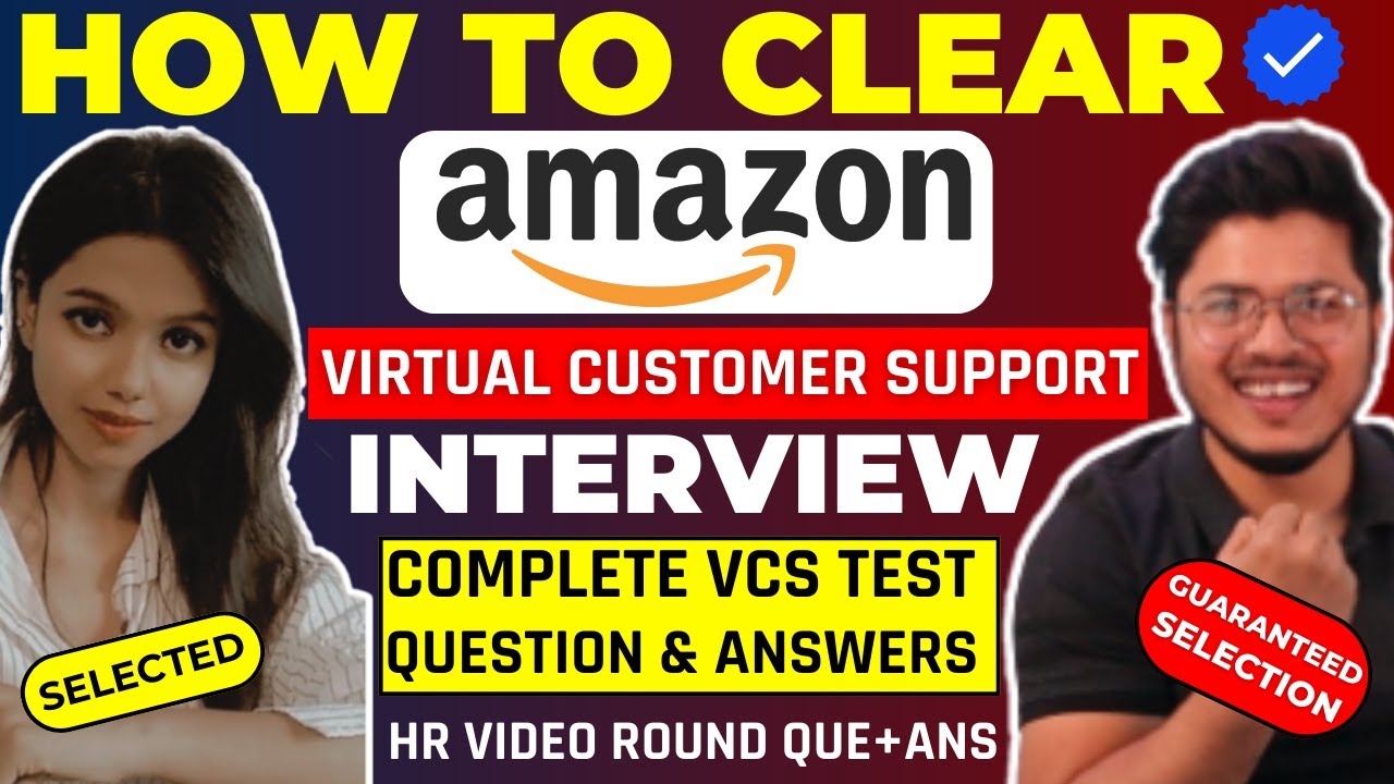 Amazon VCS Interview Questions & Answers😍| How to clear VCS Assessment ...