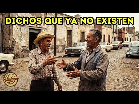 15 EXPRESIONES MEXICANAS que dejaron de usarse sin que NADIE lo notara