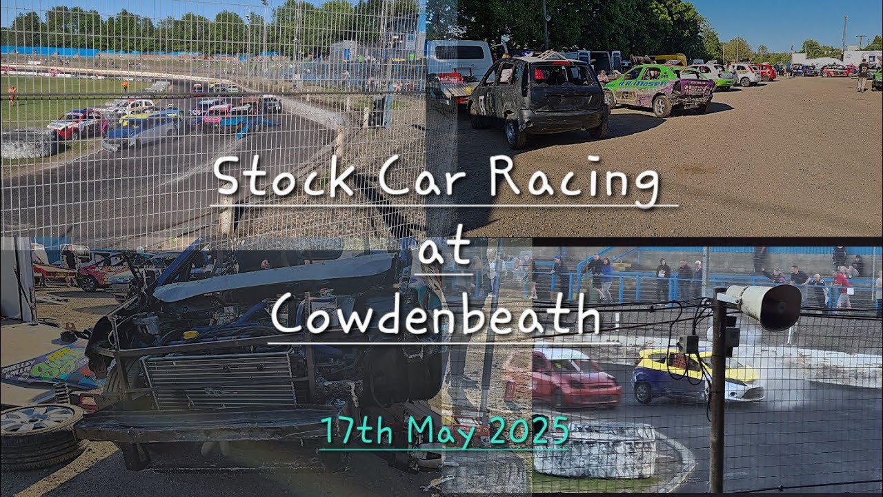 Stock Car Racing At Cowdenbeath (17th May 2025) ......Scotland.....2025 ...