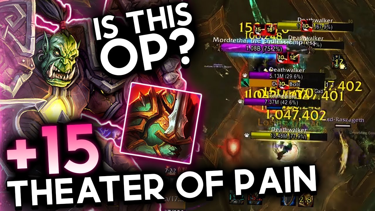 Secret OP? Trying out Colossus Prot Warrior in Theatre of Pain +15 ...