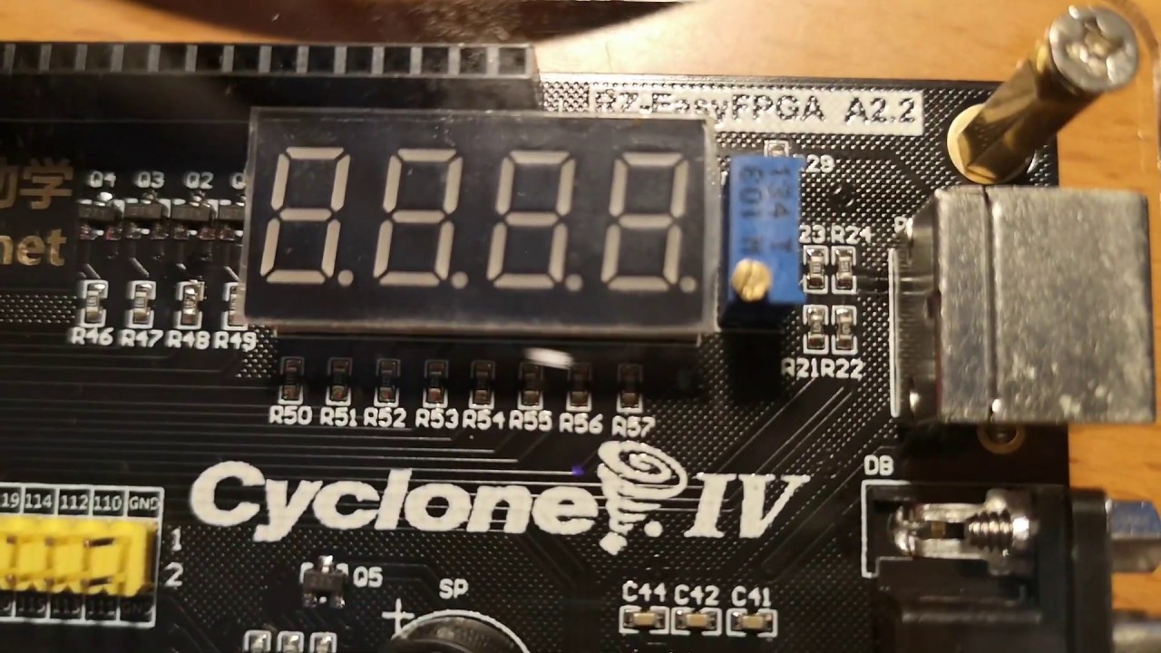 Altera Cyclone IV rz easyfpga a2.2 sample Beep - YouTube