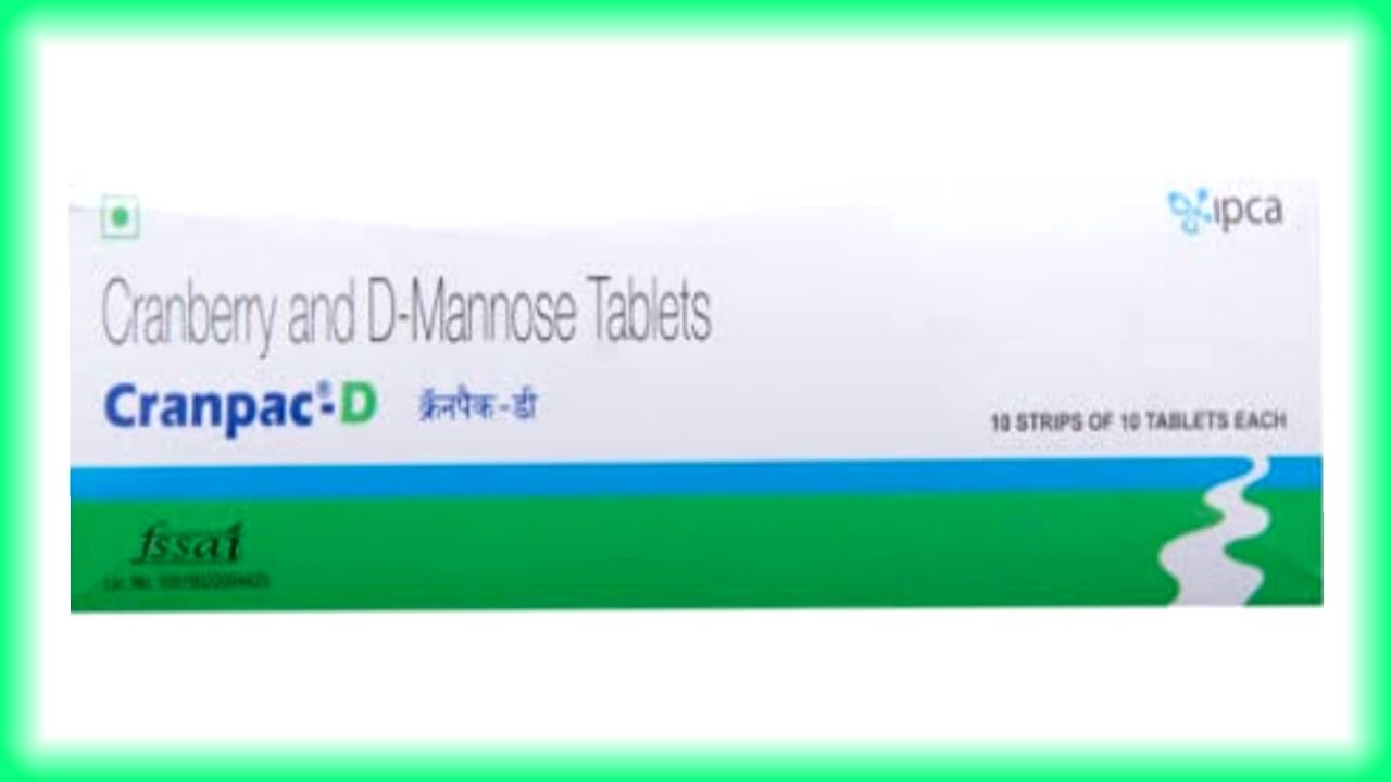 Cranpac D Tablet Benifit + All Details - Cranberry Extract & D Mannose ...