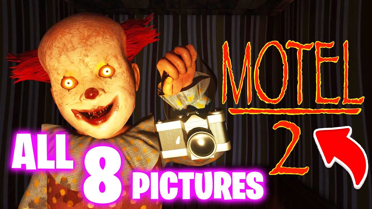 Fortnite Horror Motel 2 Map ( all 8 Pictures locations) - YouTube