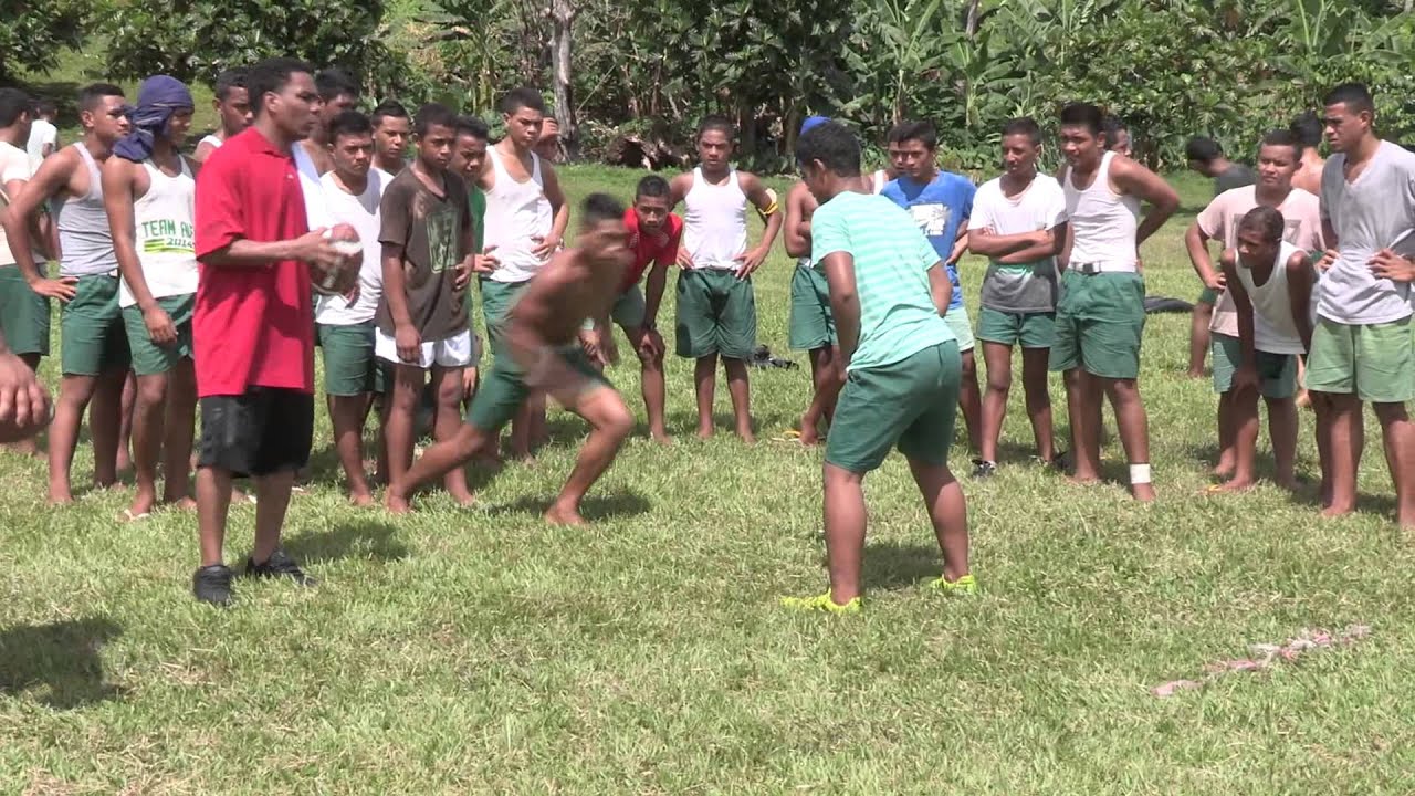 NFL Stars Tour Samoa 2015 - Avele College - YouTube