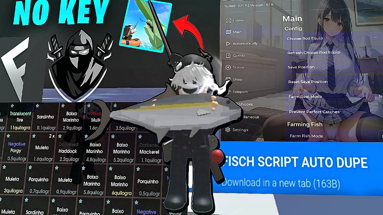 🎣[UPD] FISCH SCRIPT SEM KEY [ AUTO FISH - INSTANT CATCH - TURBO SHAKE ...