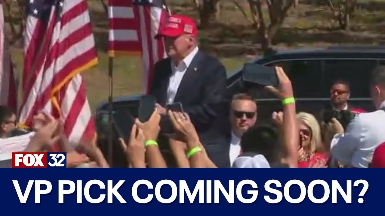 Trump's VP pick looms as presidential race heats up - YouTube
