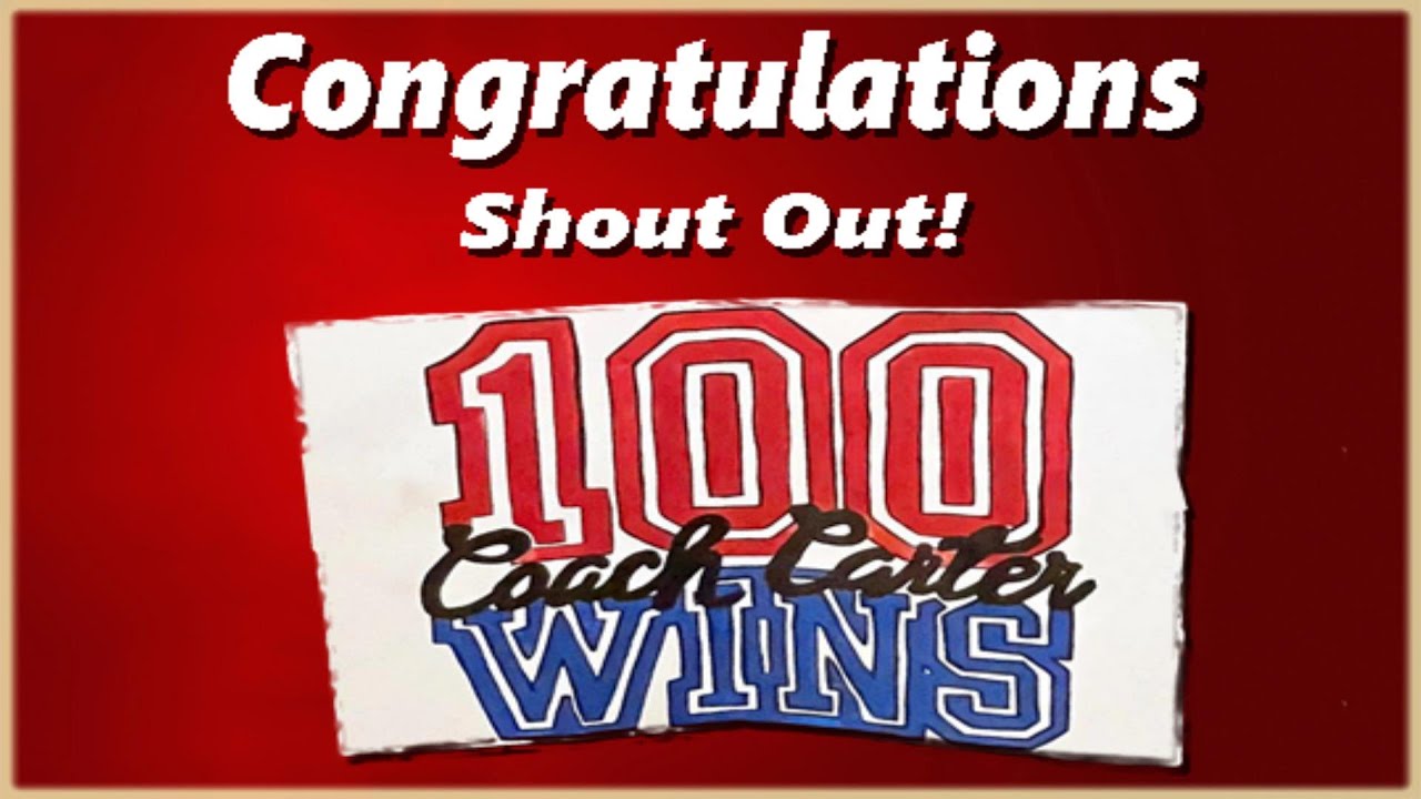 Congratulations 100th Win Shout Out Tooo....Jordan Carter! - YouTube