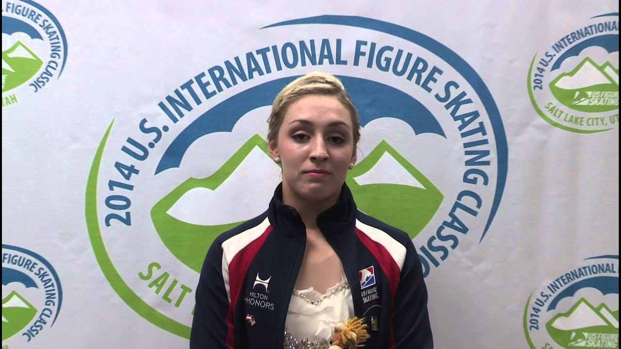 Courtney Hicks 2014 U.S. International FS Classic Ladies FS Reaction ...