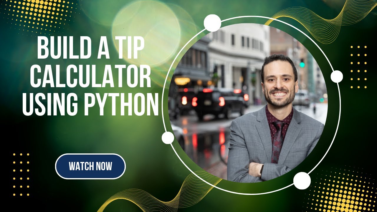 Python Practice: Build a Tip Calculator in Jupyter Notebook - YouTube