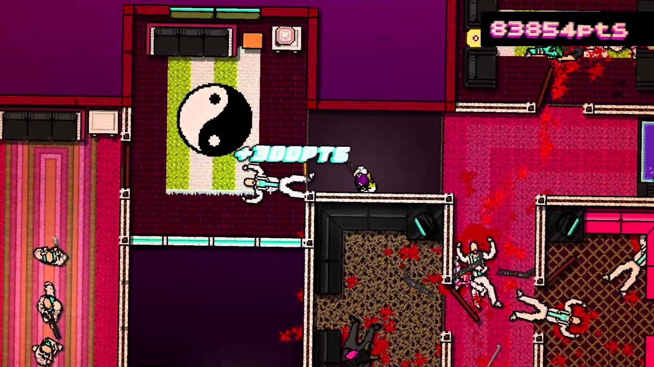 Crazy fast gameplay using the Brandon mask in Hotline Miami - YouTube