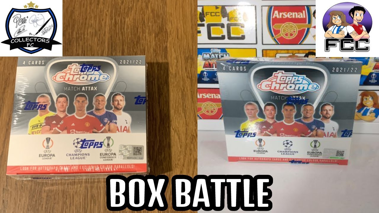 Box Battle VS Football Collecting Couple! - Match Attax 2021/22 Chrome ...
