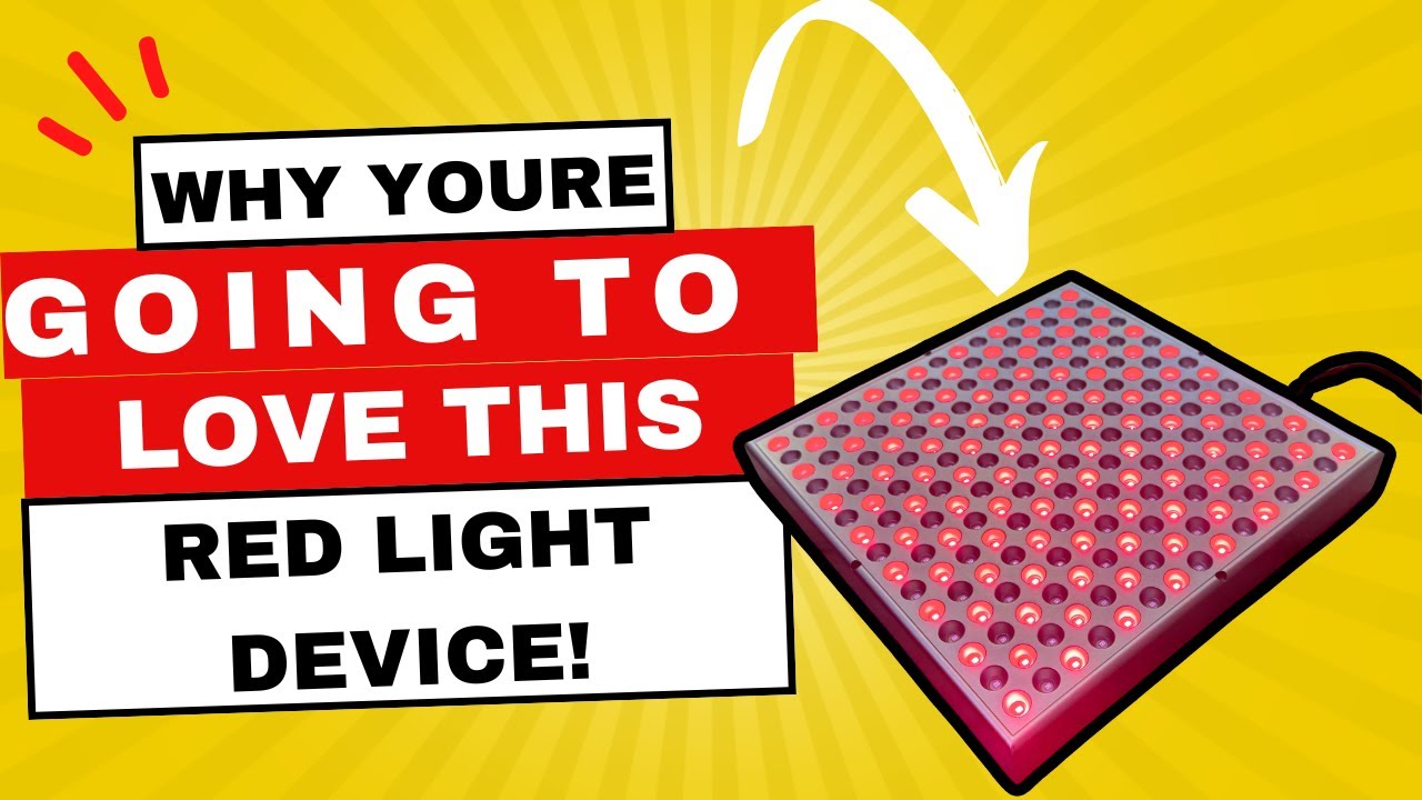 Review of LED Red Light Therapy Device - YouTube