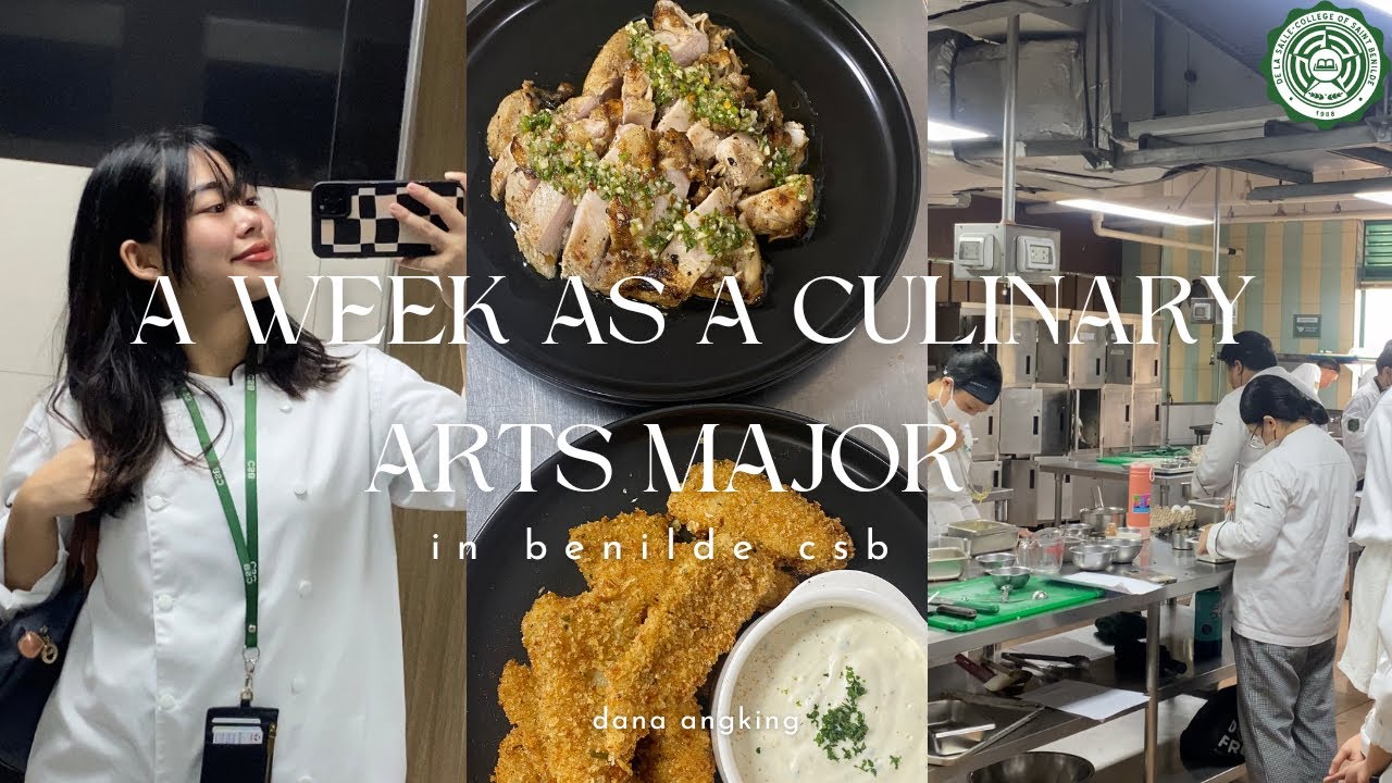 A WEEK AS A CULINARY ARTS MAJOR IN BENILDE CSB! what we do and wear in ...