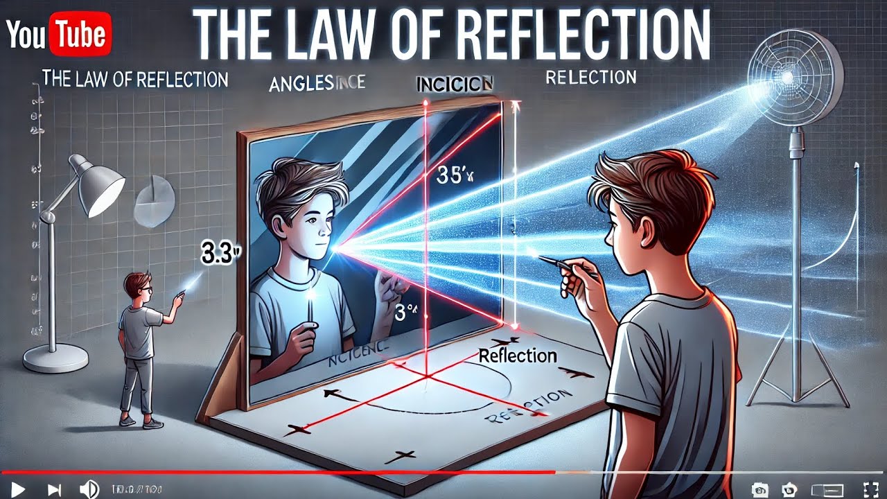 The Law of Reflection: Light and Mirrors Simplified! - YouTube