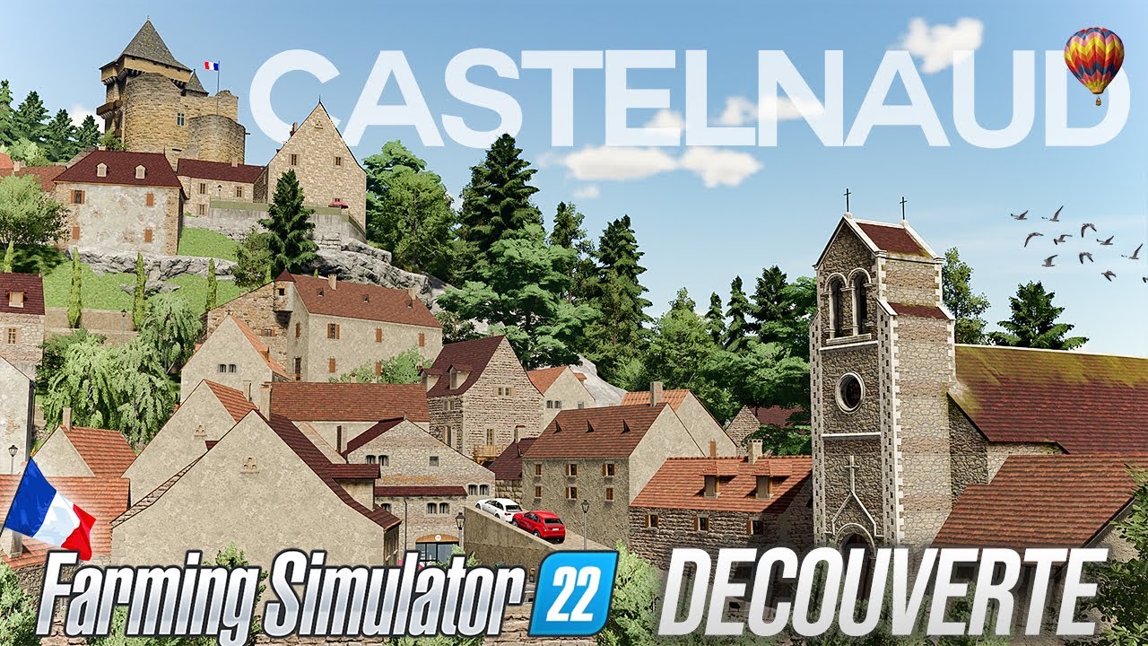 BIENVENUE À CASTELNAUD ! 🇫🇷 Une découverte de map incroyable ! 🤩 ...