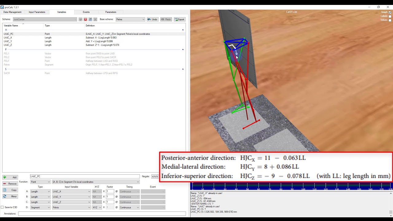 ProCalc Tutorials - Calculating a Joint Center - YouTube