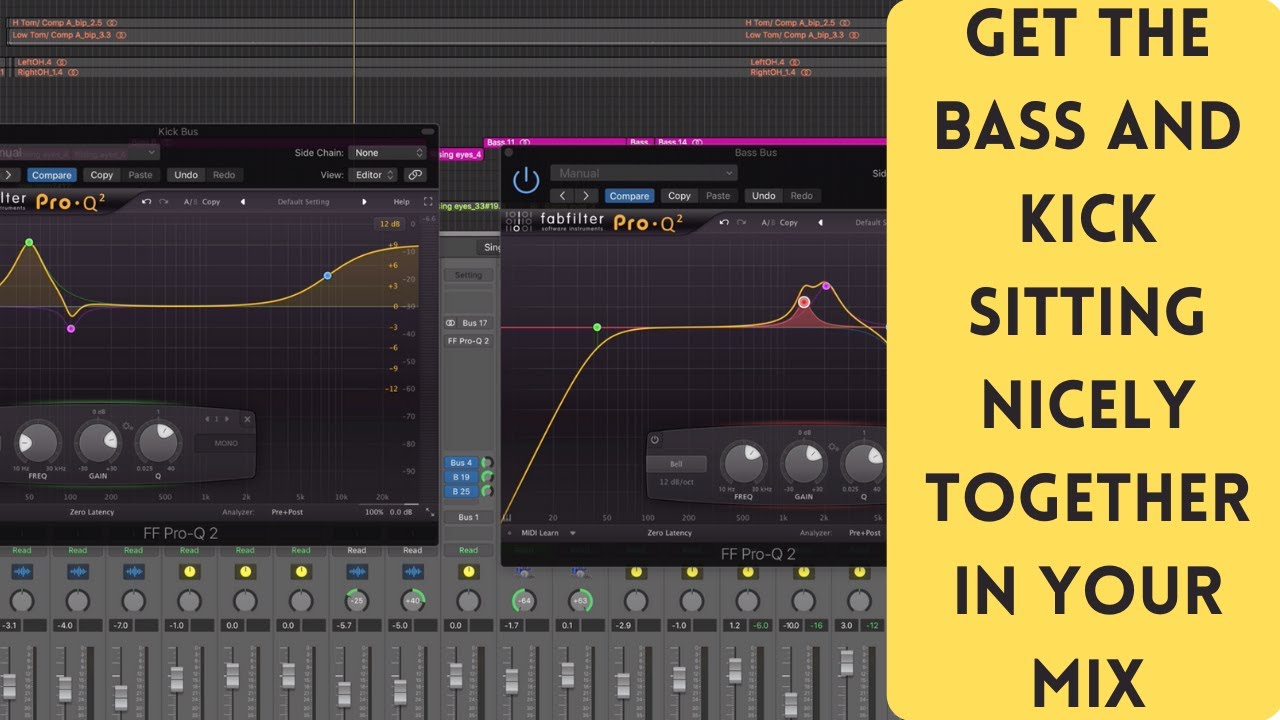 Getting Your Bass and Kick to Sit Nicely Together in your Mix - YouTube