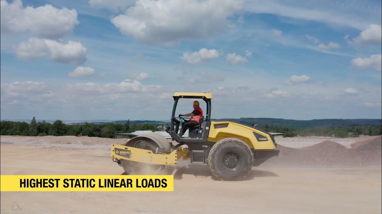 BOMAG Single Drum Rollers Smart Line - Powerful Compaction - YouTube
