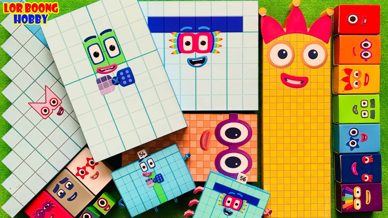 Meet Numberblocks NEW 1219 Puzzle Tetris Shape| ASMR chirping of birds ...