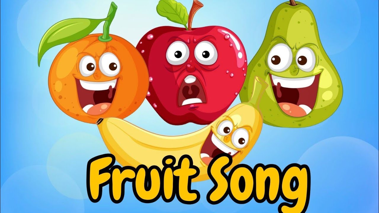 The Fruit Song 🎻 for kids | Learn Fruits 🍌🍎name with fun and colorful ...