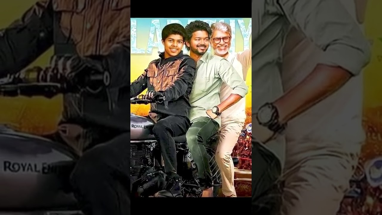Tamil Actor Vijay And His Son And Father | Vijay #shorts #galattavelu # ...