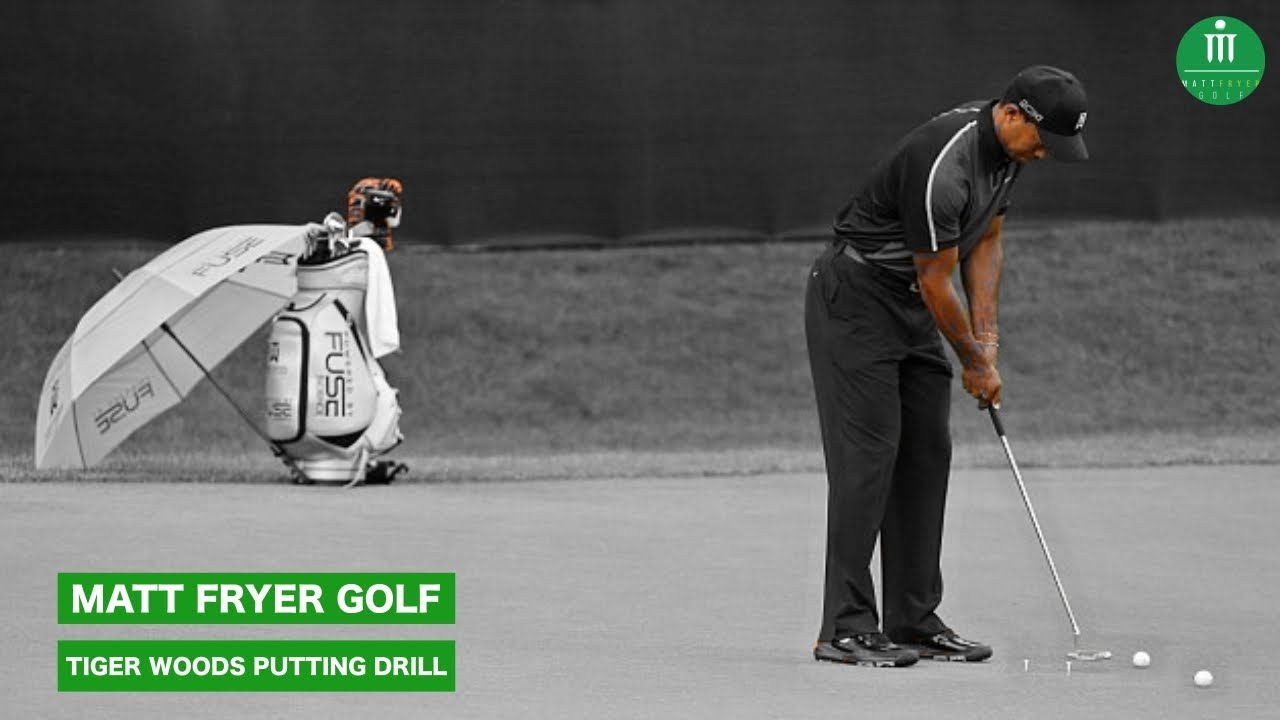 TIGER WOODS PUTTING DRILL - YouTube