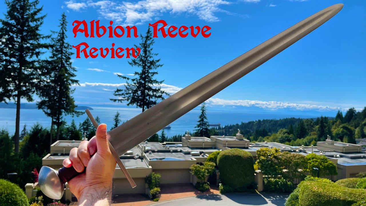 Albion Reeve Test Cutting & Review - Earliest High-Medieval Sword - YouTube